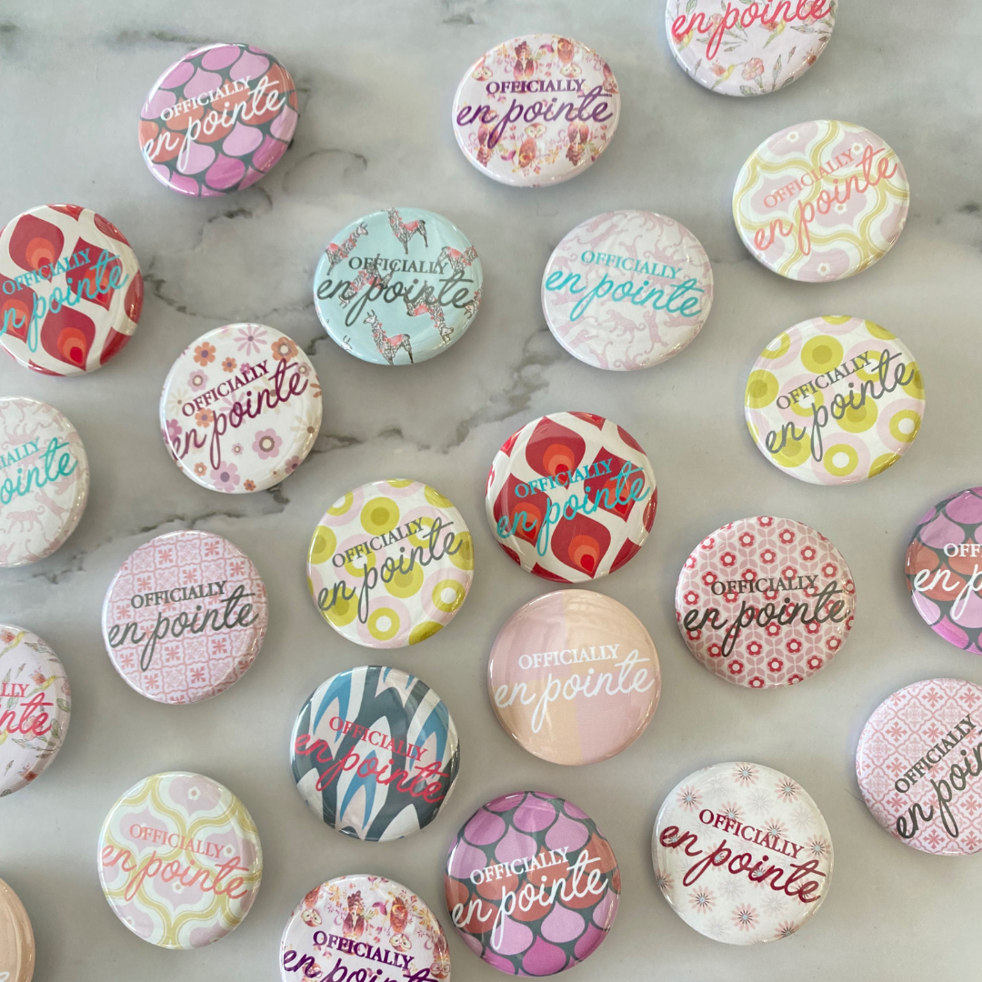 En Pointe Button - Asst Designs | Studio Scene